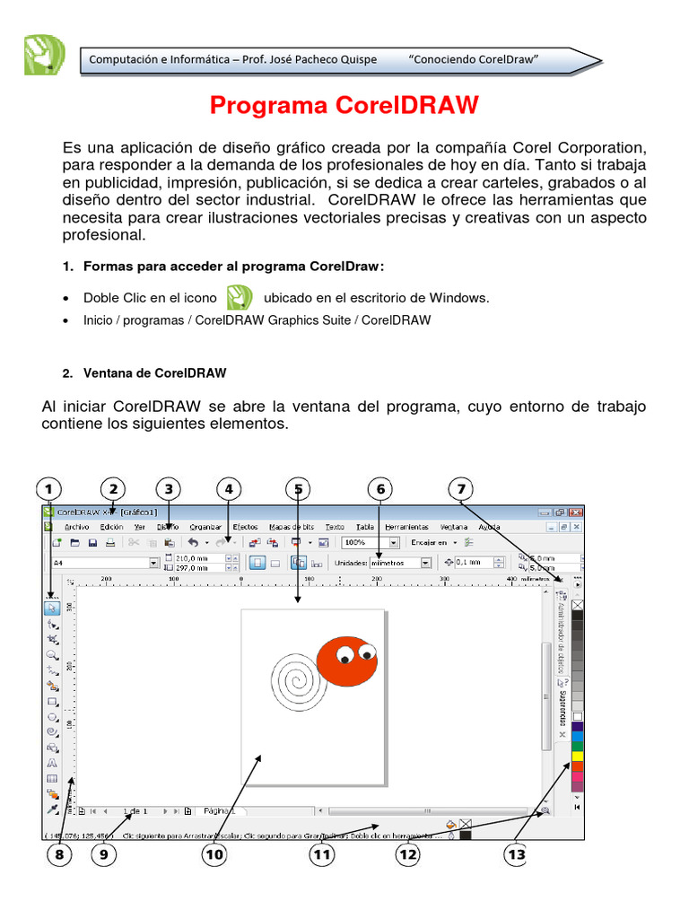 Coreldraw Introduccion Descargar Gratis Pdf Ventana Informática