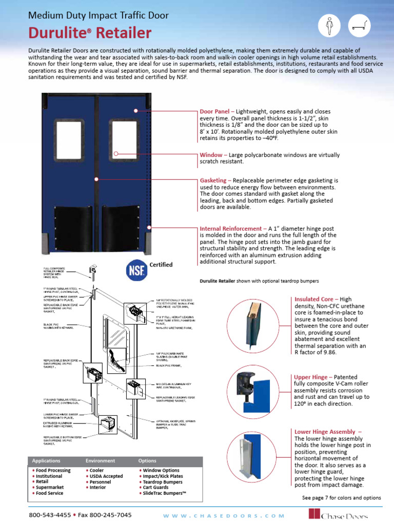 Durulite Retailer Door7-Datasheets-49 | PDF | Door | Building Engineering