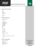 NMB Bank Personal Account Options | PDF | Driver's License | Fee