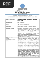 REGIONAL MEMORANDUM No. 051 S. 2024 MONITORING AND EVALUATION OF ...
