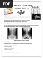 Contraste Radiológico - Iodo Bário Gadolíneo | PDF | Osmose | Medicina ...
