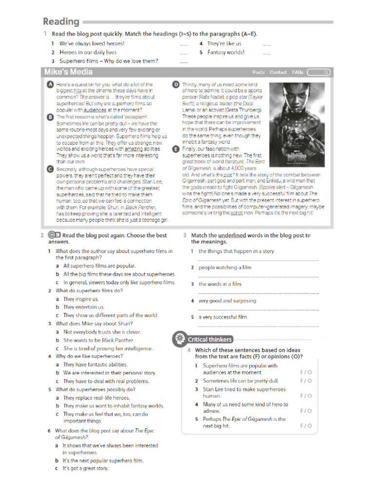U1 - Reading - Mike's Media | PDF