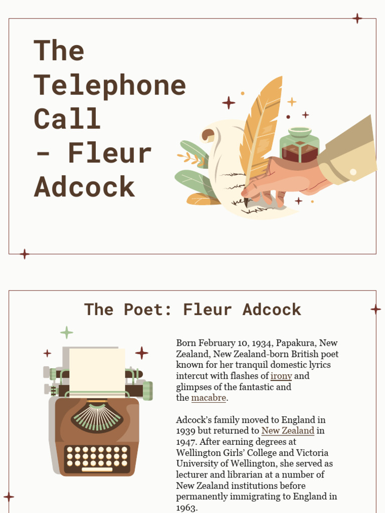 The Telephone Call 2 | PDF | Poetry