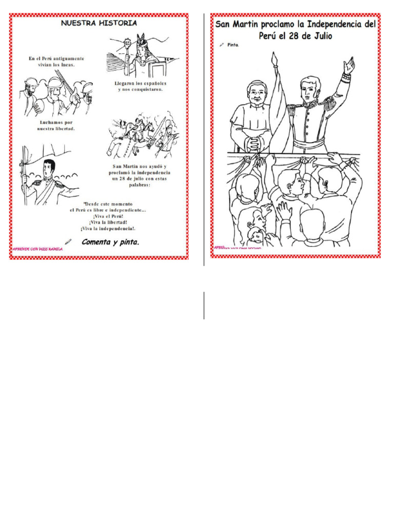 Ficha Independencia | PDF