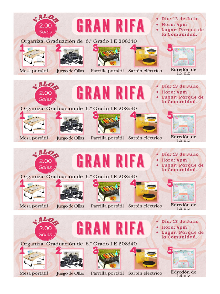 Imprimir para Rifas | PDF