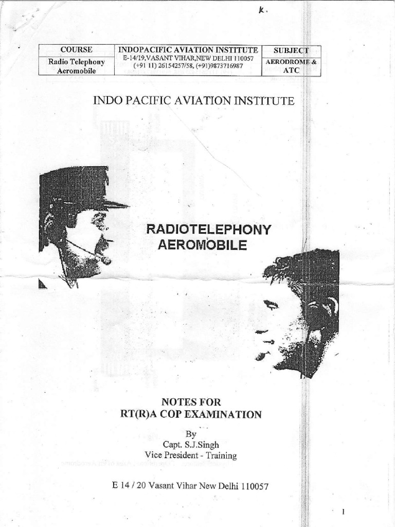 RTR Reference Notes | PDF | Air Traffic Control | Atmospheric Pressure