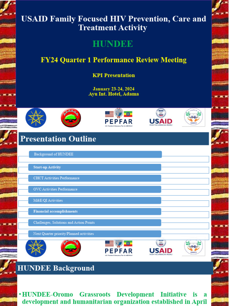 Hundee Usaid - Ffhpcta - Fy24 - q1 - PRM Becho 23 1 24 | PDF