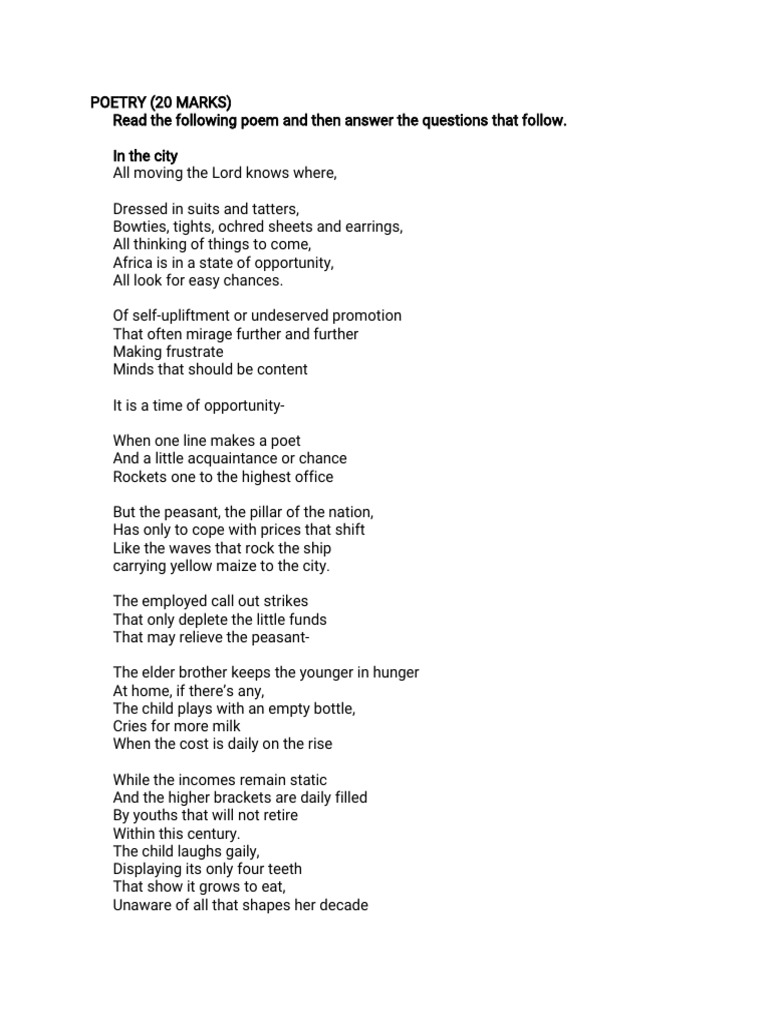 s5 Literature - Topic - Poetry With Answers - pdf393876.Pdf717862 | PDF