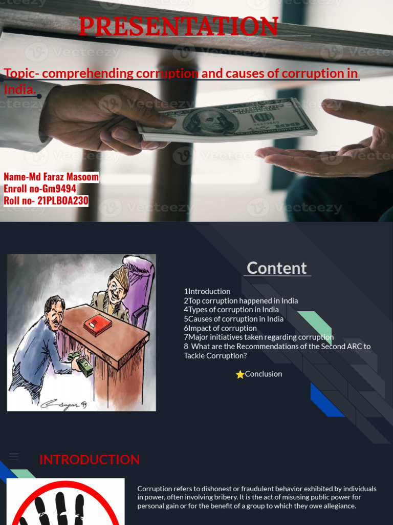 Public Administration Presentation | PDF | Corruption | Crimes