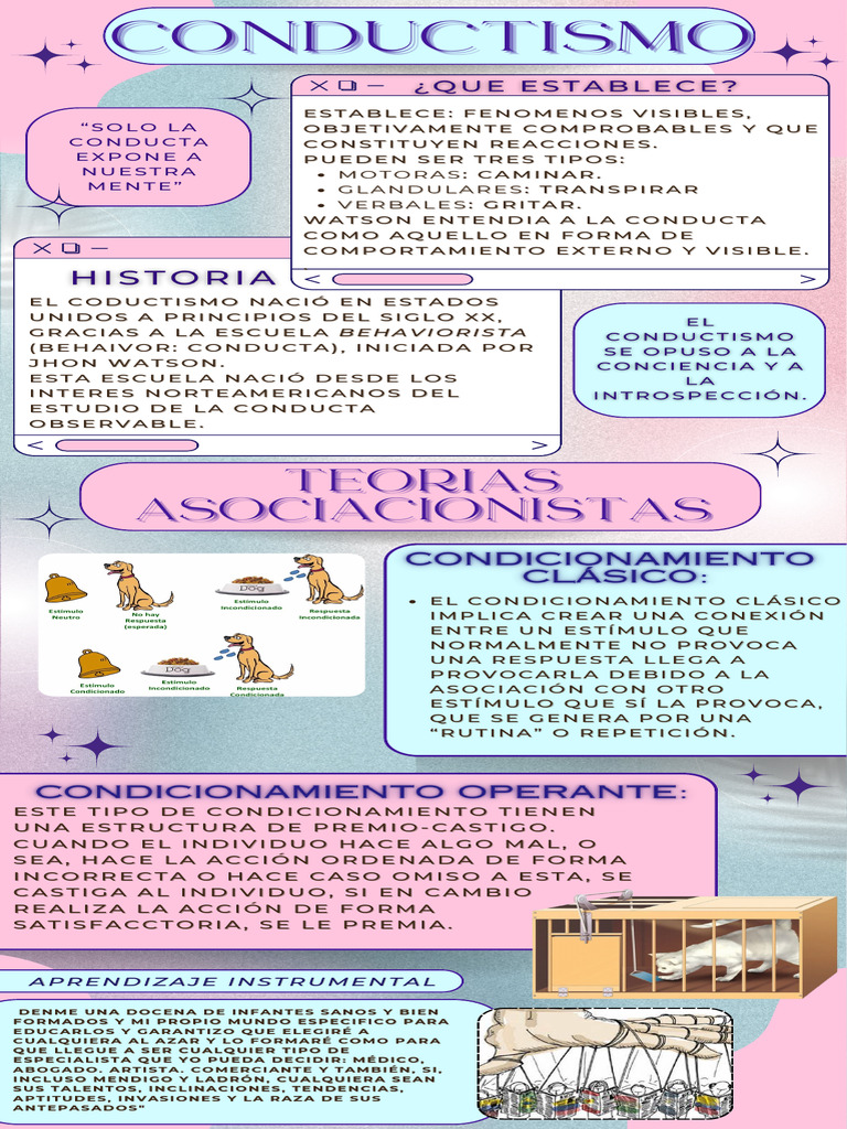 Infografía Sobre El Conductismo | PDF
