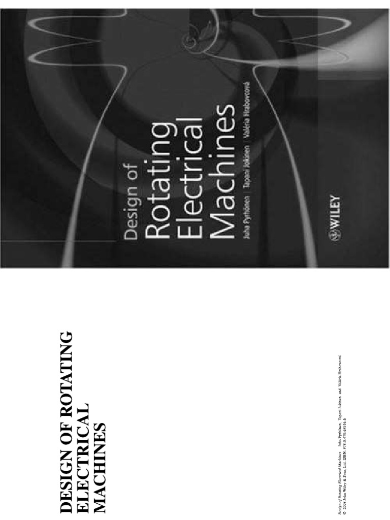 Design of Rotating Electrical PYRHONEN | PDF
