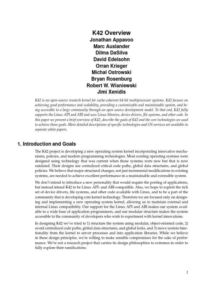 k52 Operatingsystems | PDF | Kernel (Operating System) | Thread (Computing)