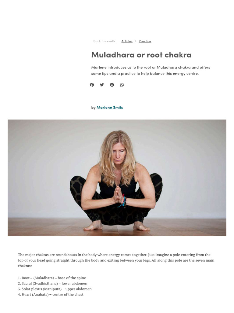 Muladhara Earth Chakra | PDF