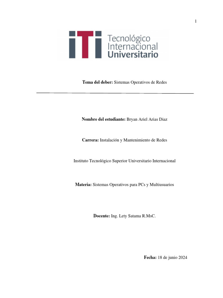 Tarea Semana 7 So | PDF | Windows Server 2008 | Distribución de Linux