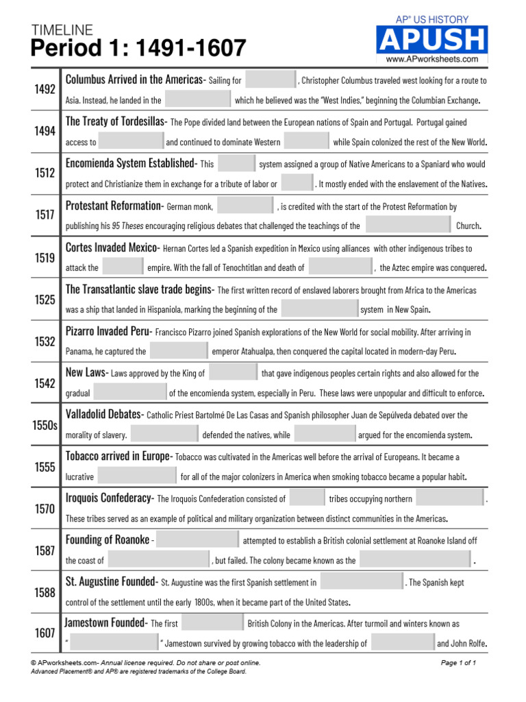 PERIOD 3: 1754-1800: Advanced Placement and AP Are Registered ...