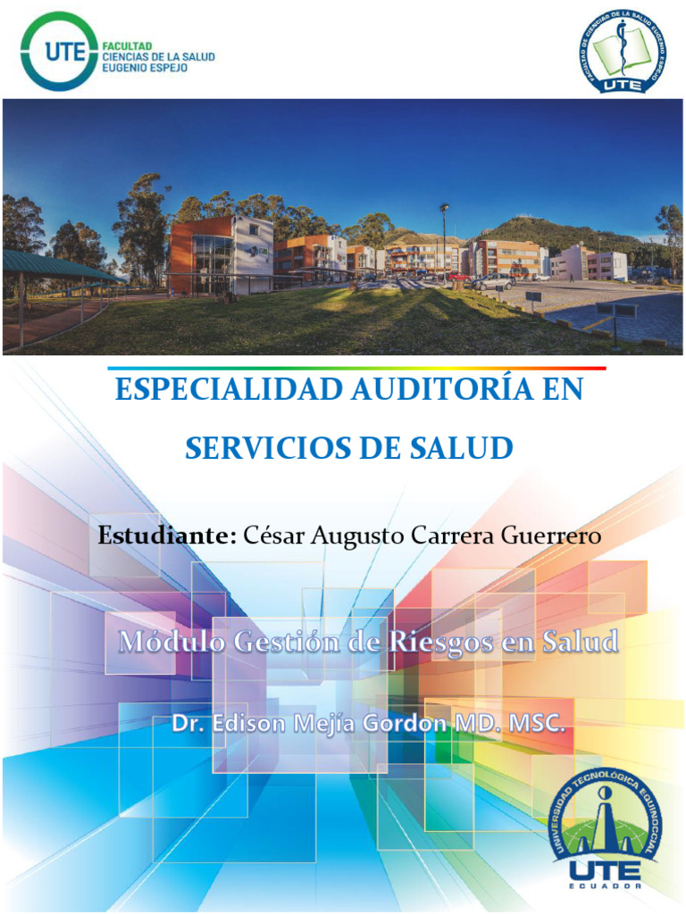 UTE - Tarea 1era Semana - Cesar A. Carrera Guerrero - Gestión de ...