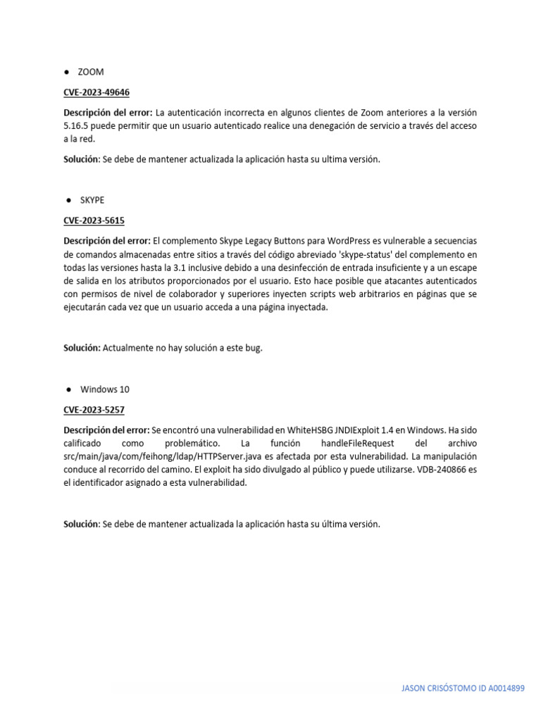 Crisostomo-Jason-Unidad 2. Actividad 2. Entregable. Identificar ...