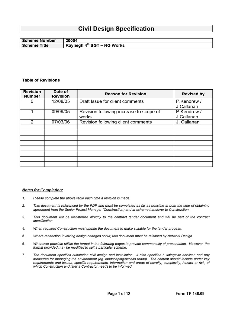 Rayleigh 4th SGT Civil Design Specs | PDF | Deep Foundation ...