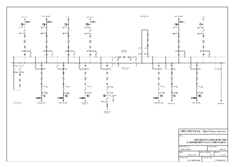 Single Line Diagram - AIS | PDF