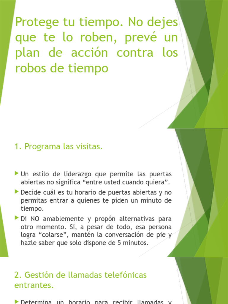 Protege Tu Tiempo | PDF