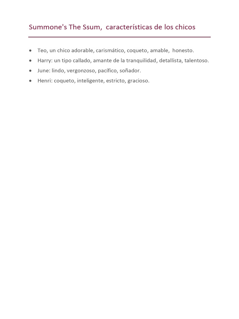 Comparto 'Summone's, The Ssum' Con Usted | PDF