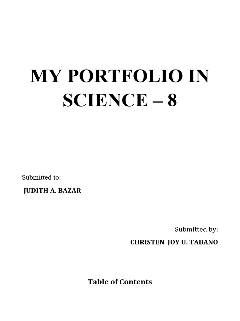 Portfolio in Science | PDF | Meiosis | Force