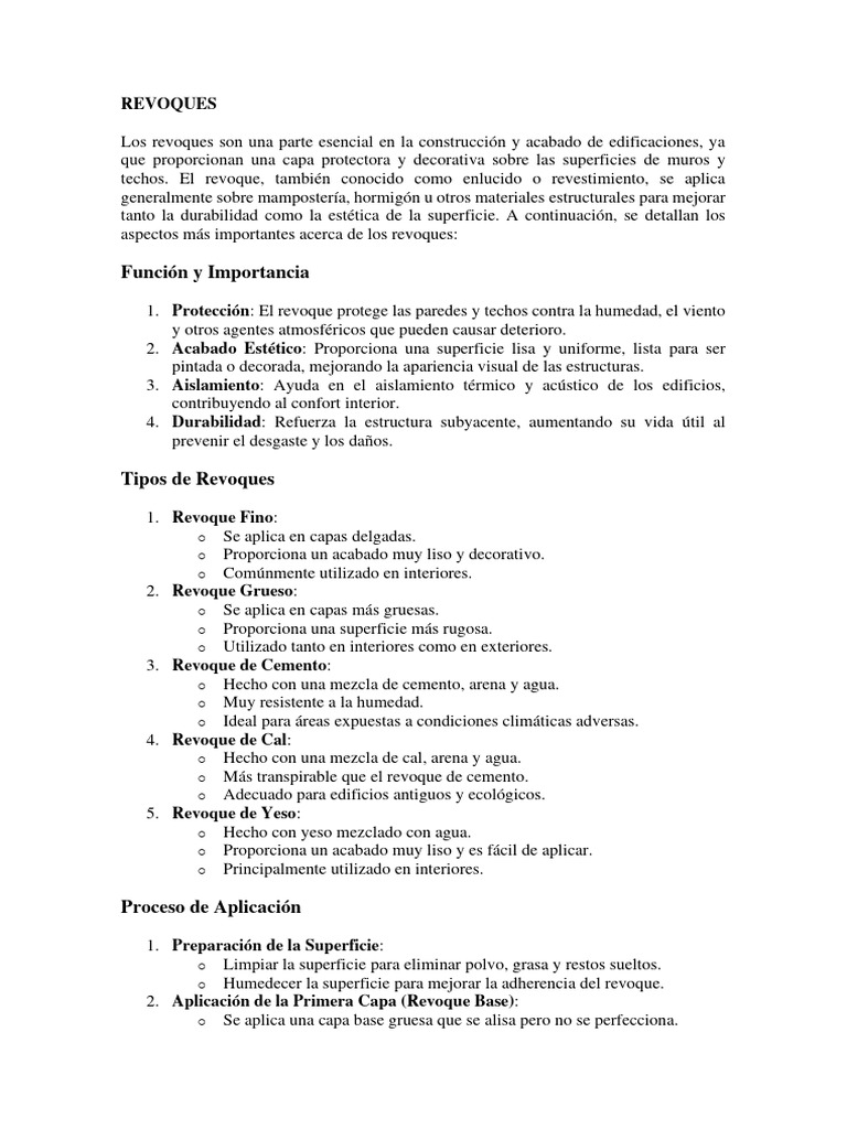 Revo Ques | PDF | Albañilería | Materiales de construcción