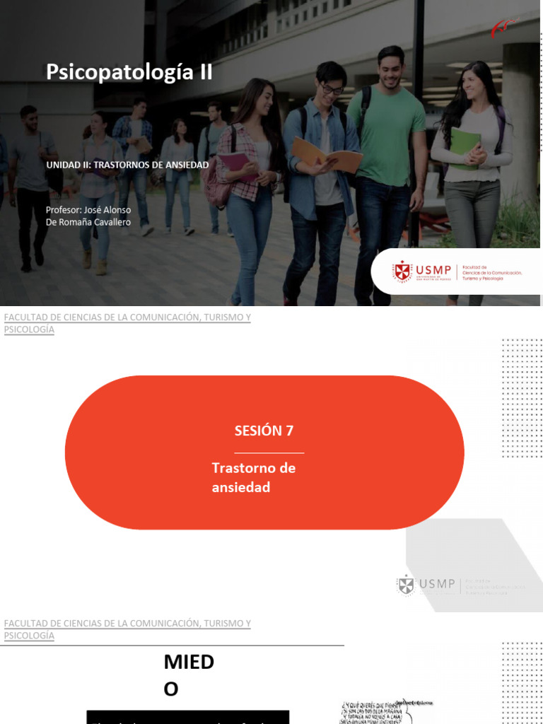 SESIÓN N°7 - Trastorno de Ansiedad. GVS | Descargar gratis PDF | Ansiedad | Fobia