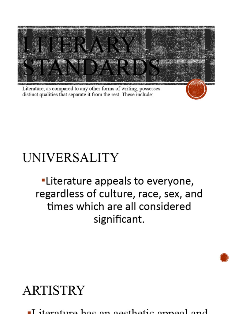 Understanding Literary Standards and Genres | PDF | Poetry | Stress ...
