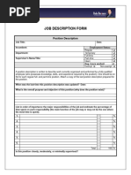 Position Analysis Questionnaire (PAQ) Example Template | PDF