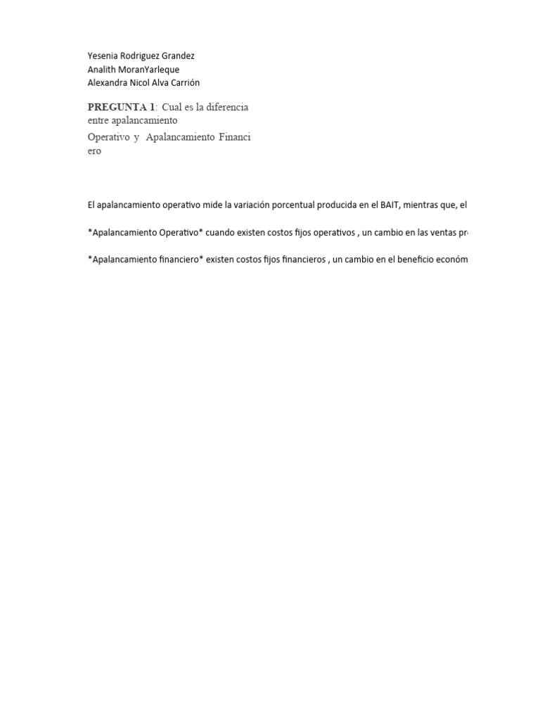 Adm Fi C3 | PDF | Apalancamiento (Finanzas) | Contabilidad financiera