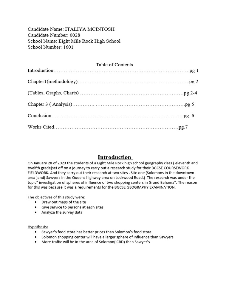 Geography Coursework Italiya | PDF | Retail | Parking