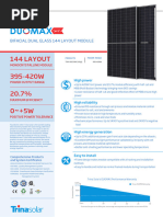 Trina 620w Datasheet | PDF | Solar Panel | Photovoltaics
