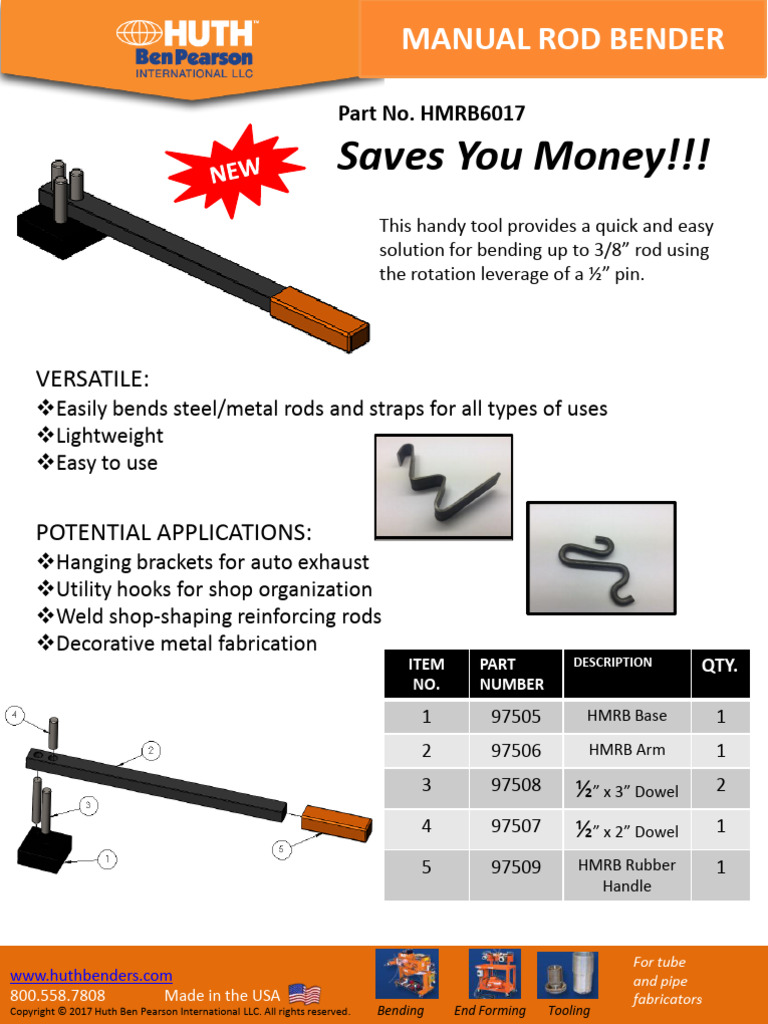 Manual Rod Bender Pdf