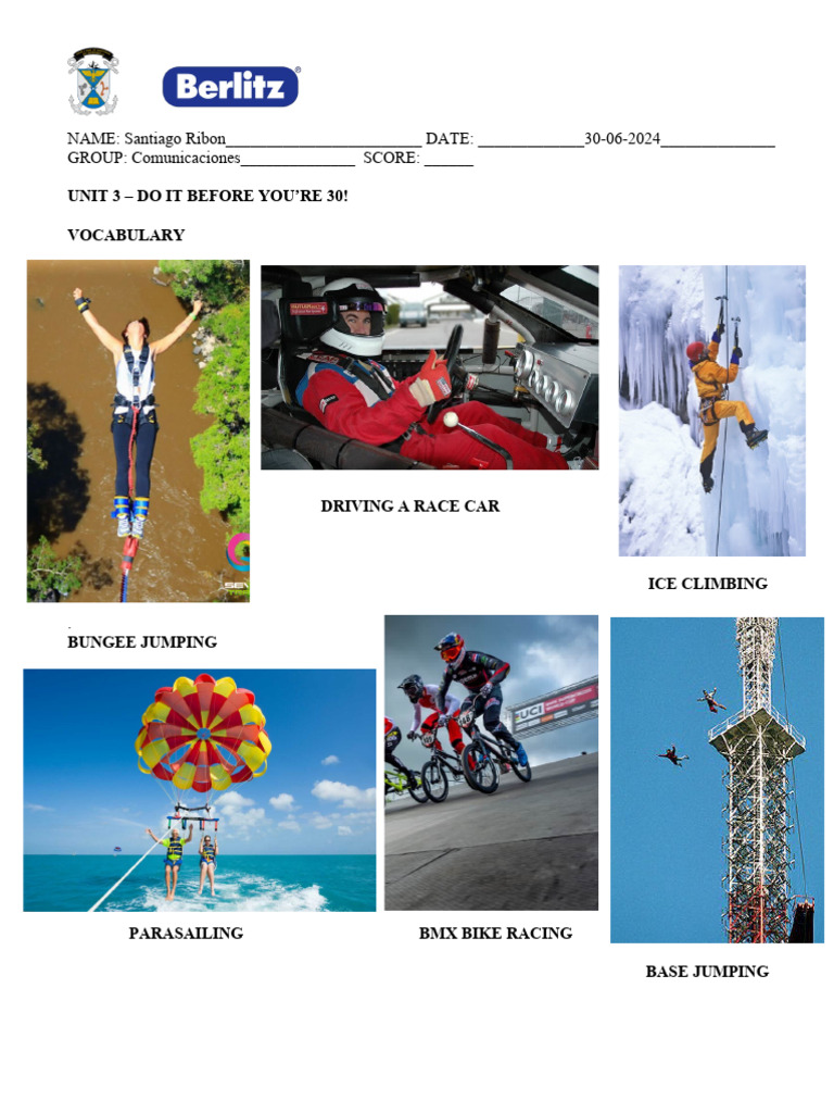 Guia Ingles 30 062024 | PDF | Verb | Syntax