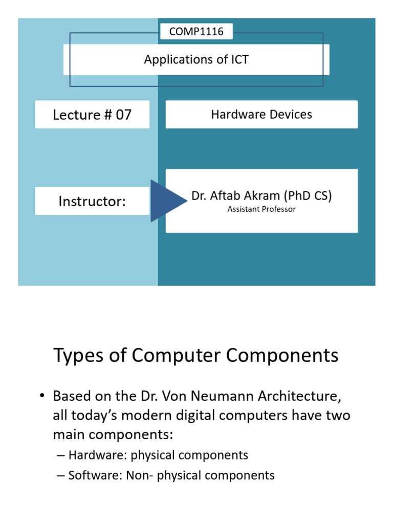 ICT Hardware Essentials | PDF | Computer Keyboard | Touchscreen