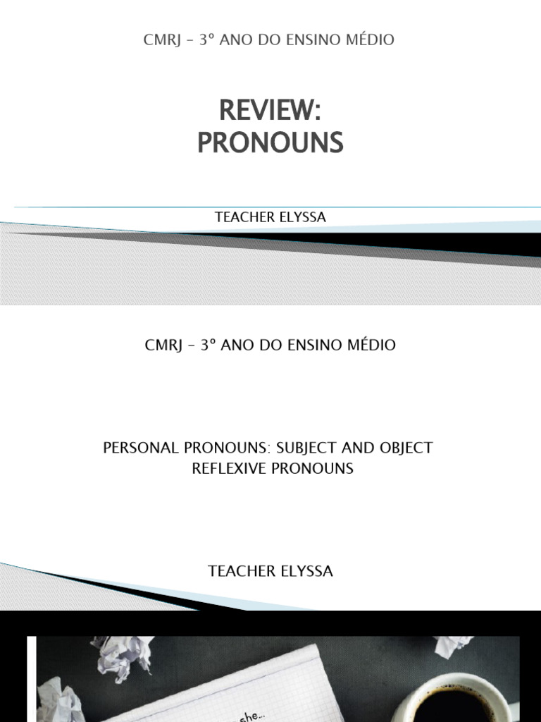 Pronomes | PDF