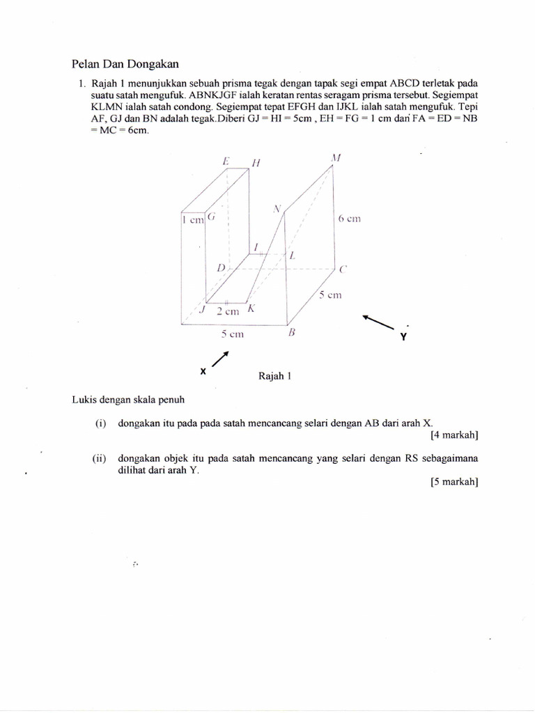 Pelan Dan Dongakan Ms 1 | PDF