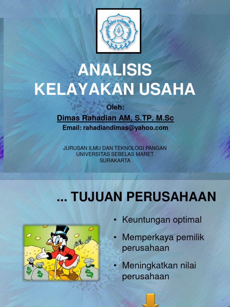 Analisis Kelayakan Usaha | PDF | Bisnis