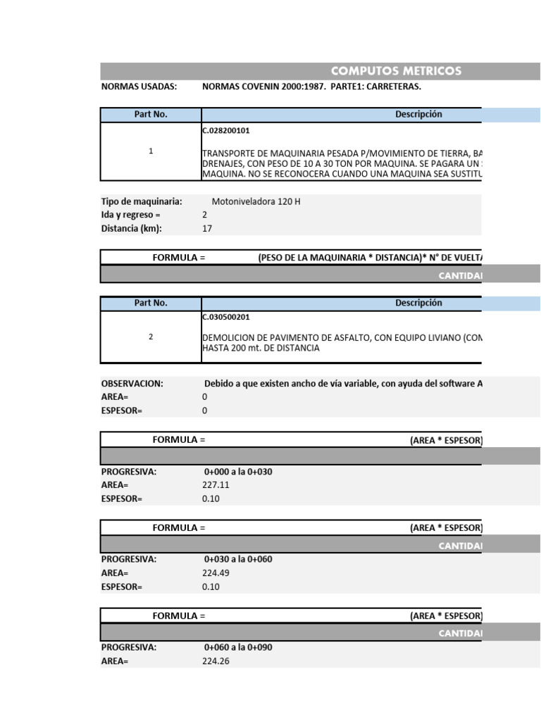 Computos Metricos | PDF