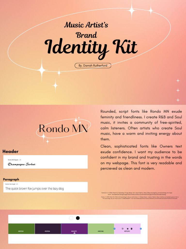 Orange Yellow Gradient Aesthetic Y2K Creative Portfolio Presentation ...