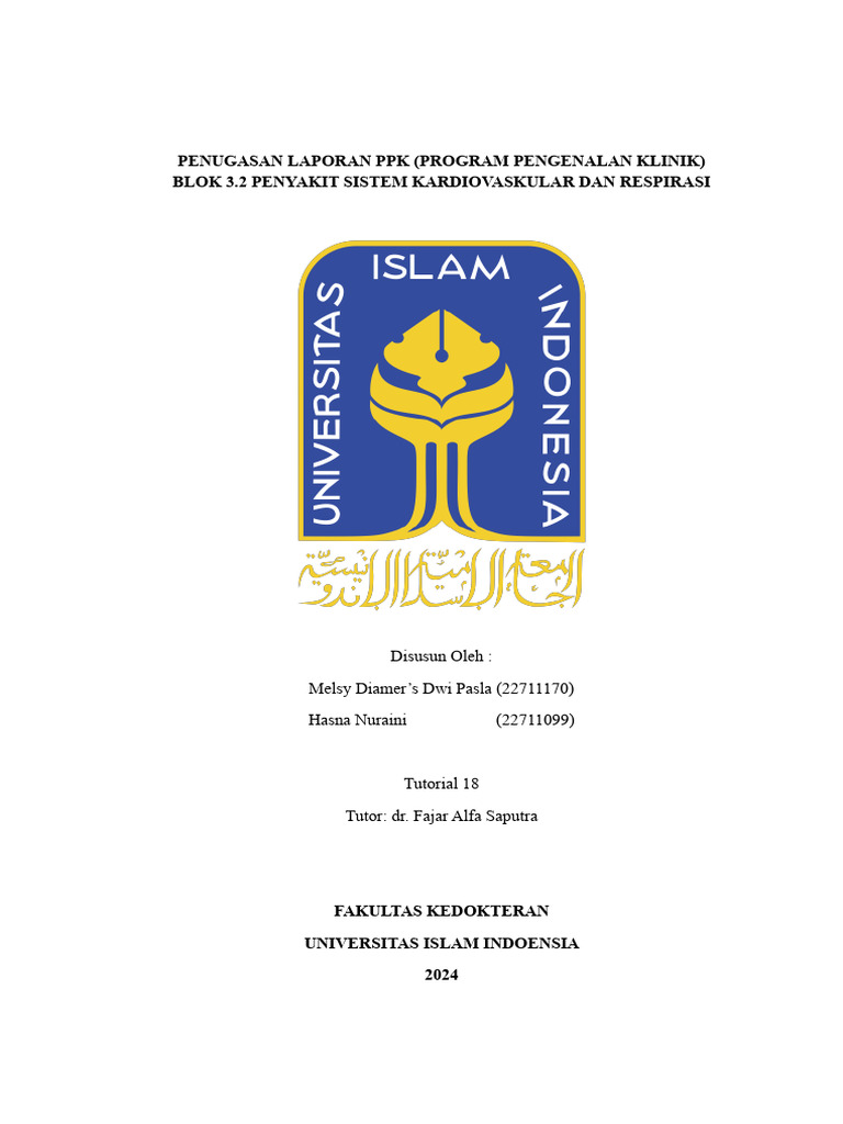 Penugasan Laporan PPK - Tutorial 18 - Melsy Diamer's Dan Hasna Nuraini | PDF