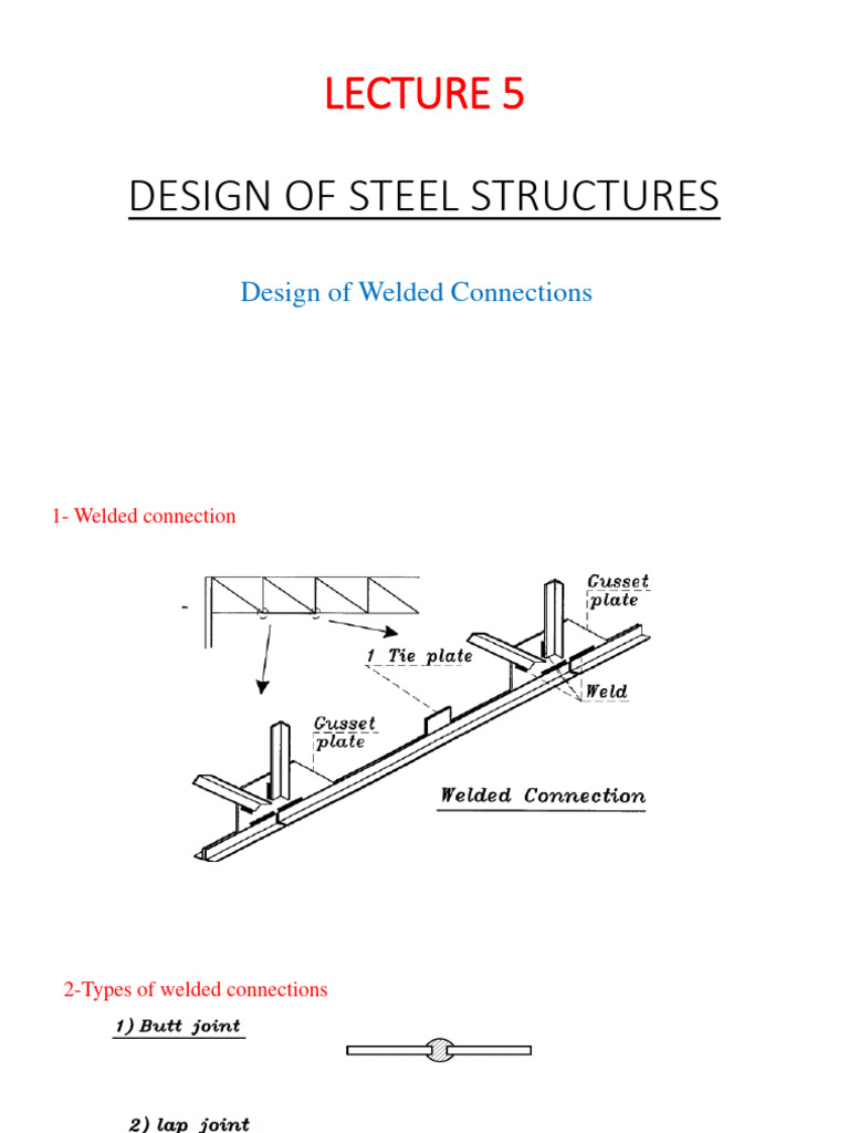 Lec5-Design of Welded Connections | PDF
