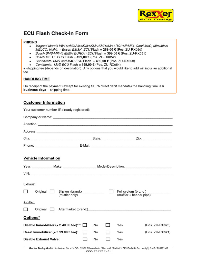 ECU Flash Form | PDF | Payments | Banking Technology