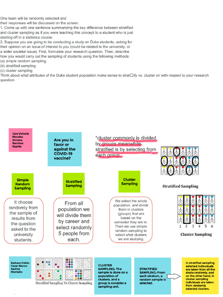 Sampling General Exercises | PDF
