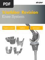Triathlon All-Polyethylene Tibial Protocol | PDF | Knee ...