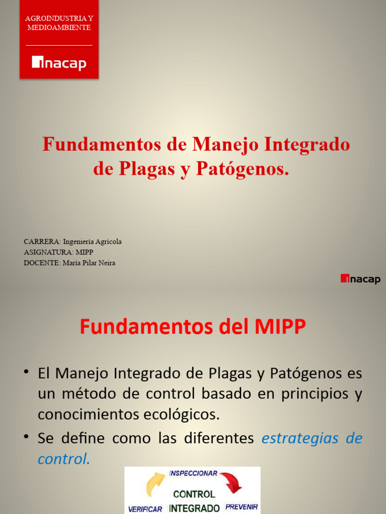 Fundamentos MIPP | PDF | Plaga (organismo) | Agroecología