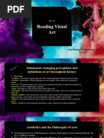 MODULE 1-Reading in Visual Arts | PDF | Aesthetics | Beauty