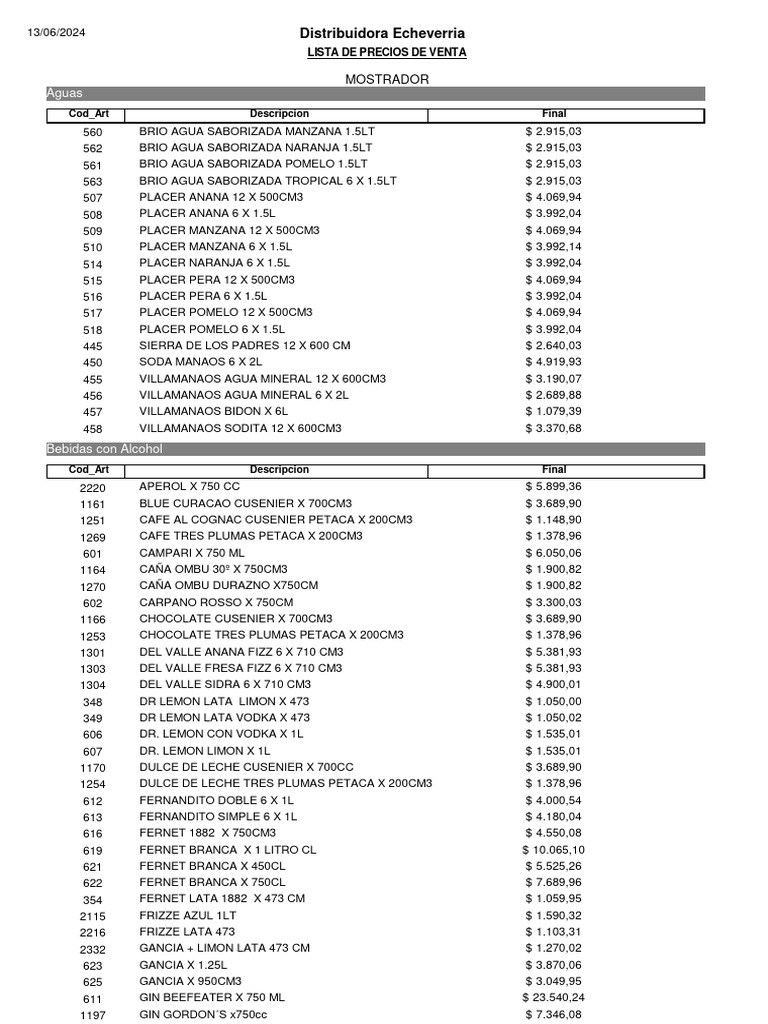 Lista 13-06 Ech1 | PDF