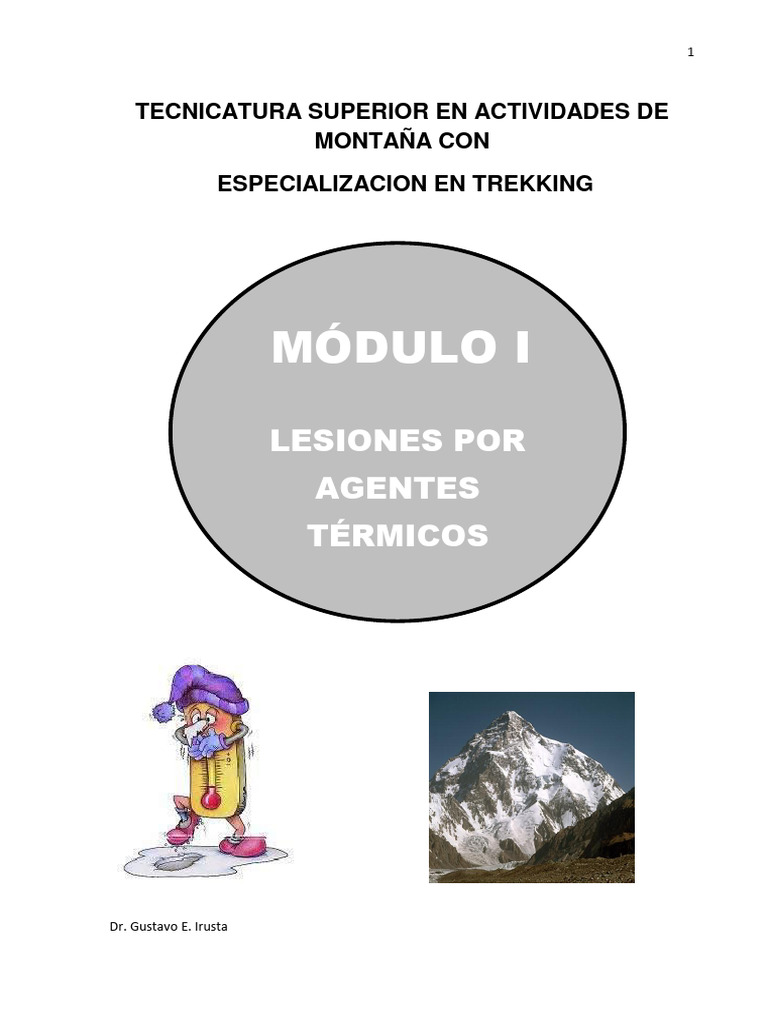 MODULO I - Lesiones Por Agentes Termicos PDF | PDF | Piel ...